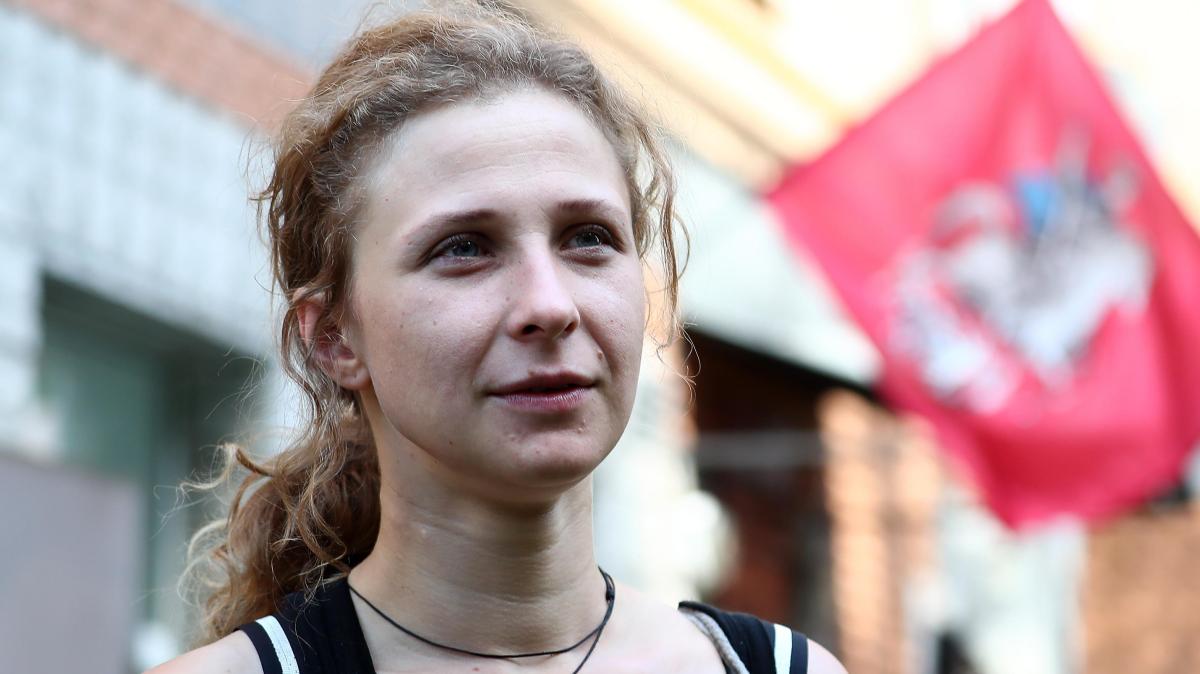 Activista politică Maria Alekhina, care a participat în ianuarie la un ...
