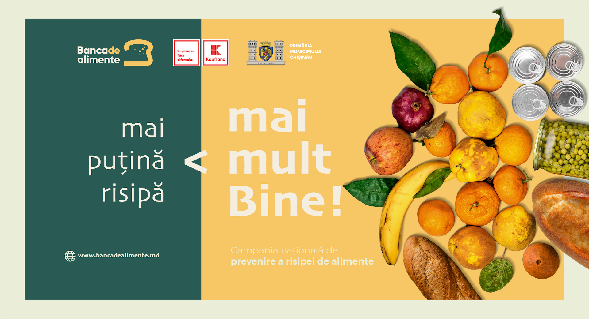 „Mai puțină risipă, mai mult bine”. Lansarea campaniei naționale de ...