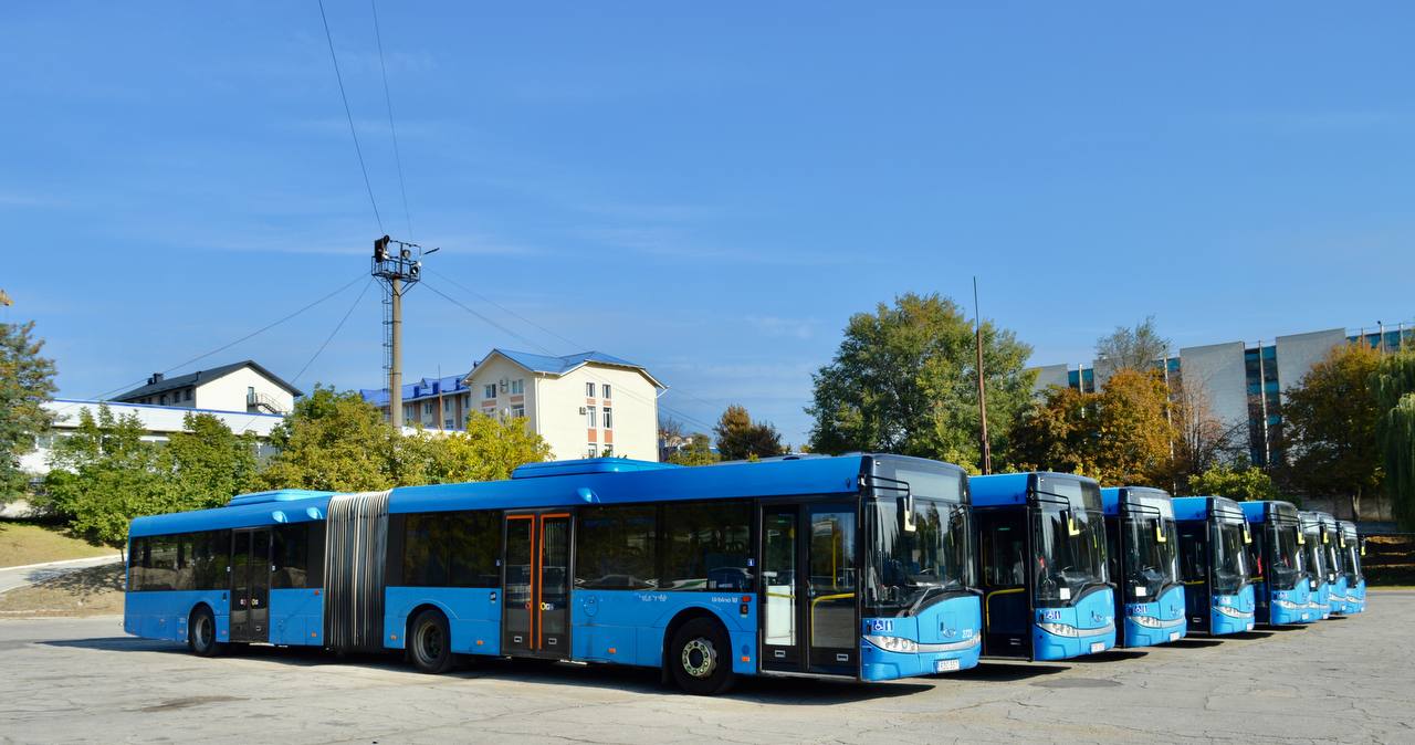 FOTO/ Primele 8 autobuze Solaris Urbino-18, achiziționate din Suedia ...