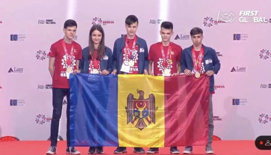 Aur pentru echipa R. Moldova la Olimpiada Mondială de Robotică FIRST ...