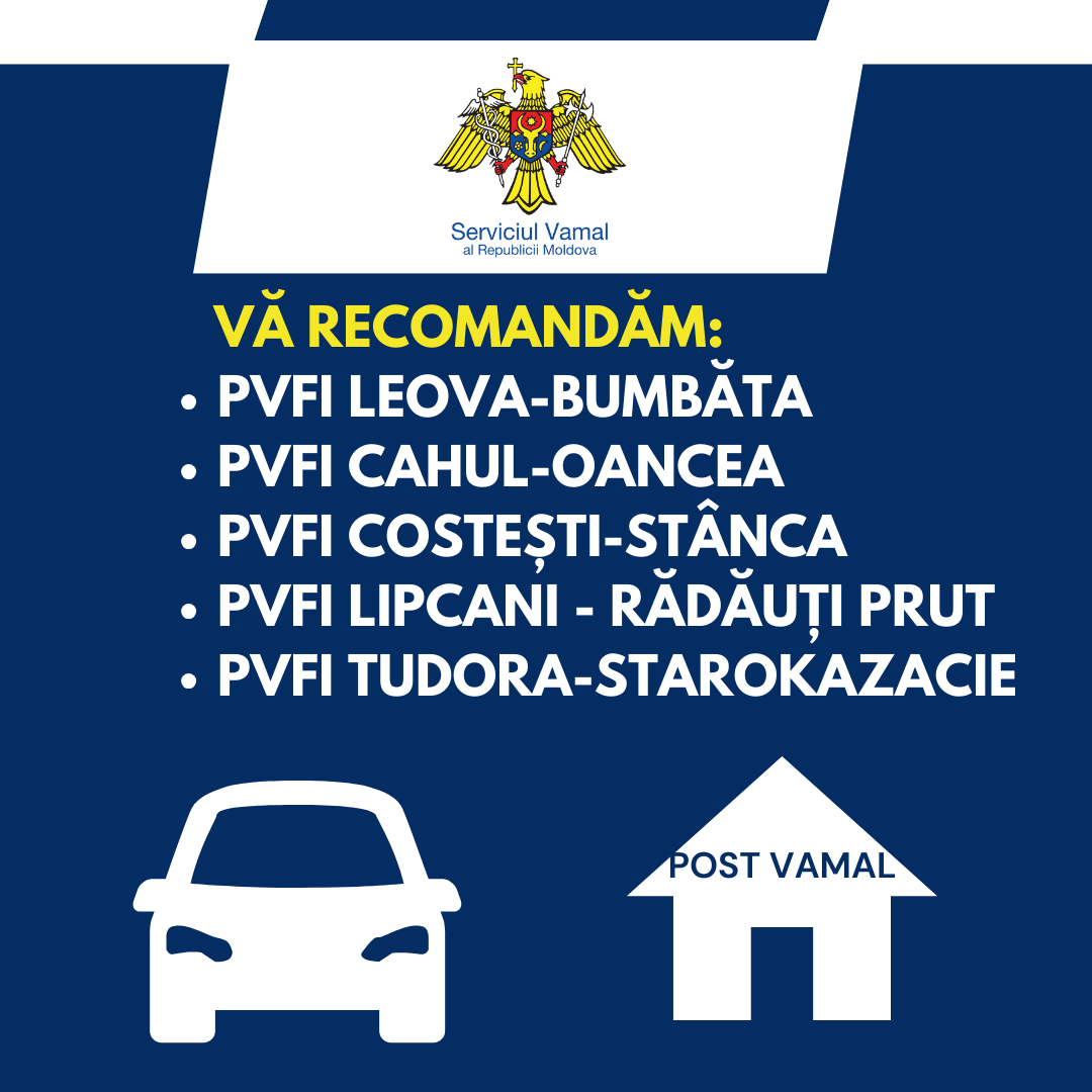 Serviciul Vamal: „Ca să nu vă prindă sărbătorile la frontieră ...