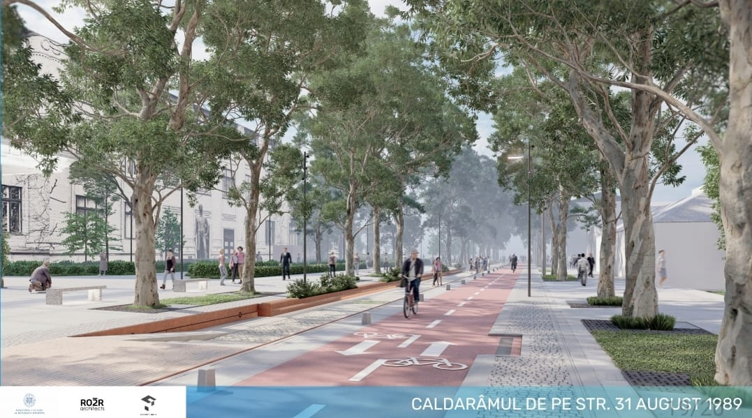 FOTO/ Cum va arăta caldarâmul de pe strada 31 August 1989 din capitală ...