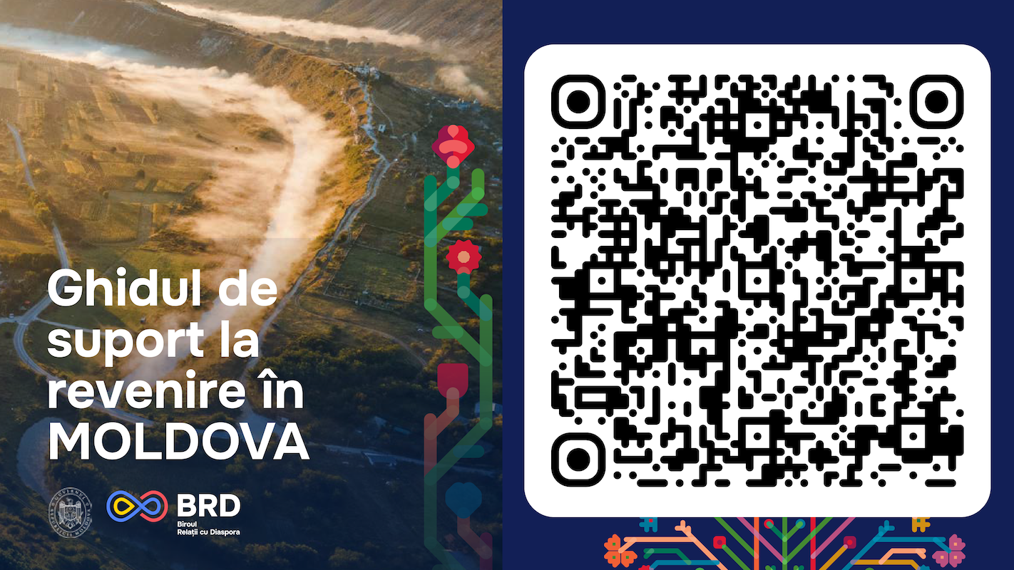 Biroul relații cu diaspora anunță lansarea Ghidului de suport la revenire în Republica Moldova ...