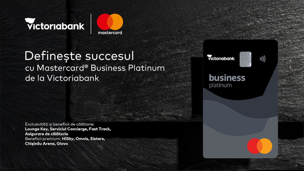 Mastercard Business Platinum de la Victoriabank: Stil premium pentru ...